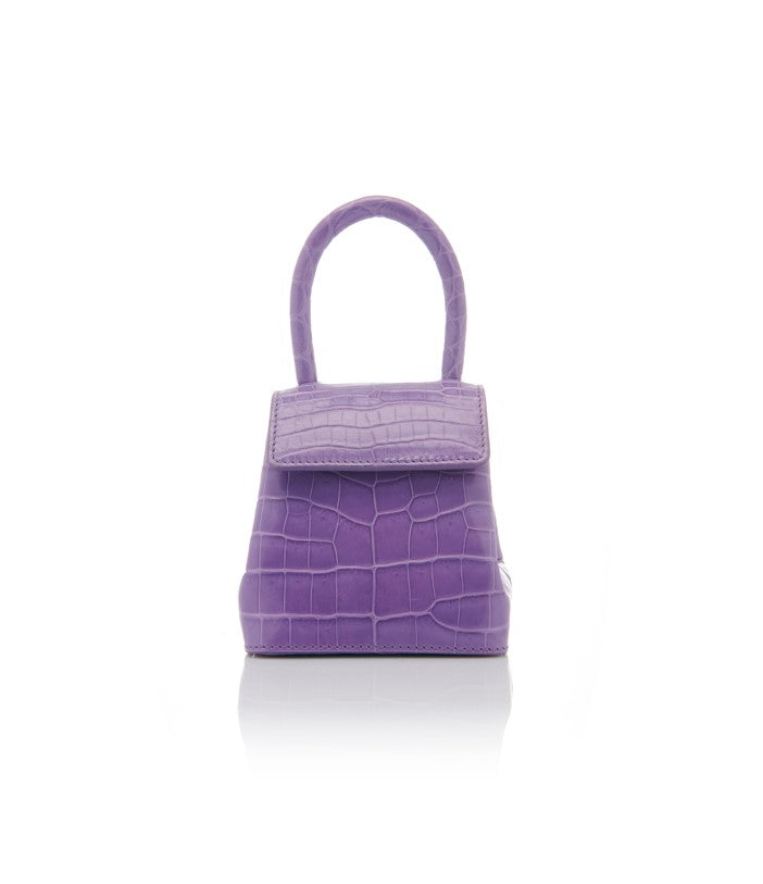 Violet Crocodile Mini Liza – Rubeus Milano