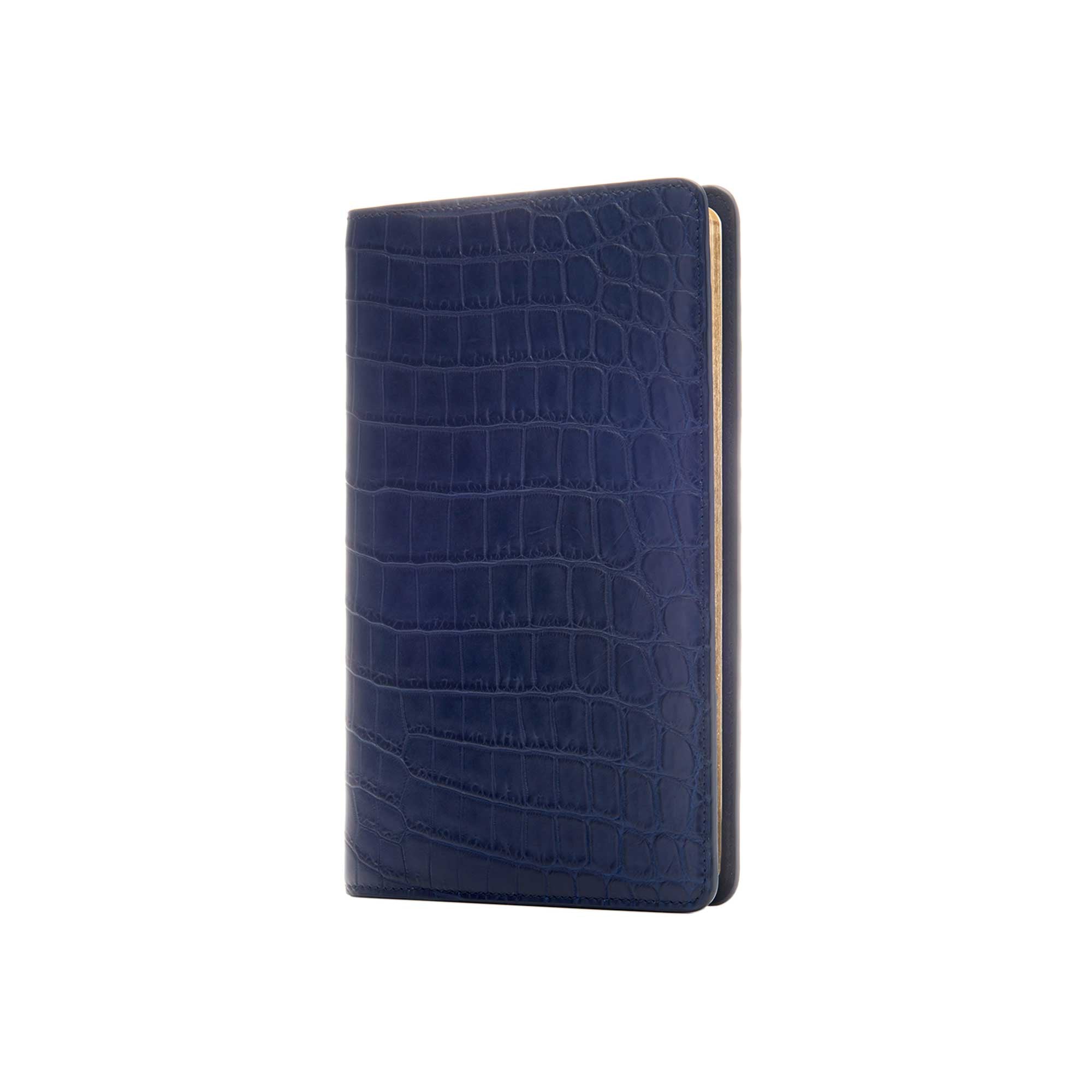 Navy Blue Crocodile Notebook – Rubeus Milano